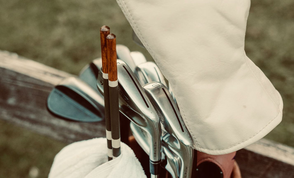 Wood Alignment Stick Leather Covers, & Leather Golf Ball Markers ...